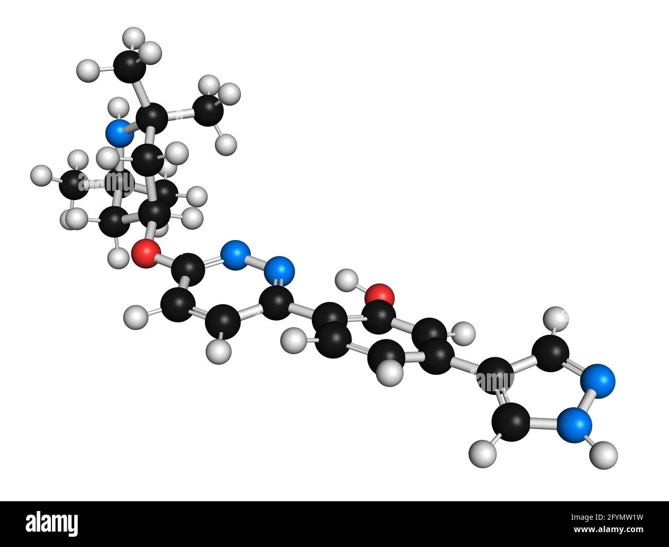 Branaplam SMA drug molecule, illustration Stock Photo - Alamy