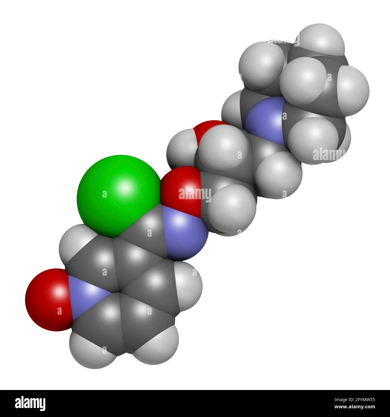 Arimoclomol drug molecule, illustration Stock Photo - Alamy