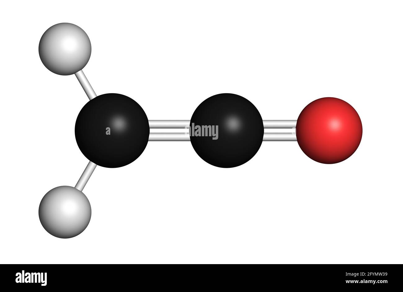 Ethenone molecule, illustration Stock Photo - Alamy