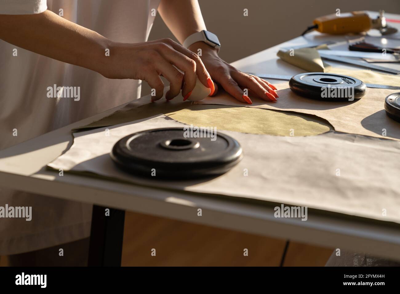 Drafting clothes hi-res stock photography and images - Alamy