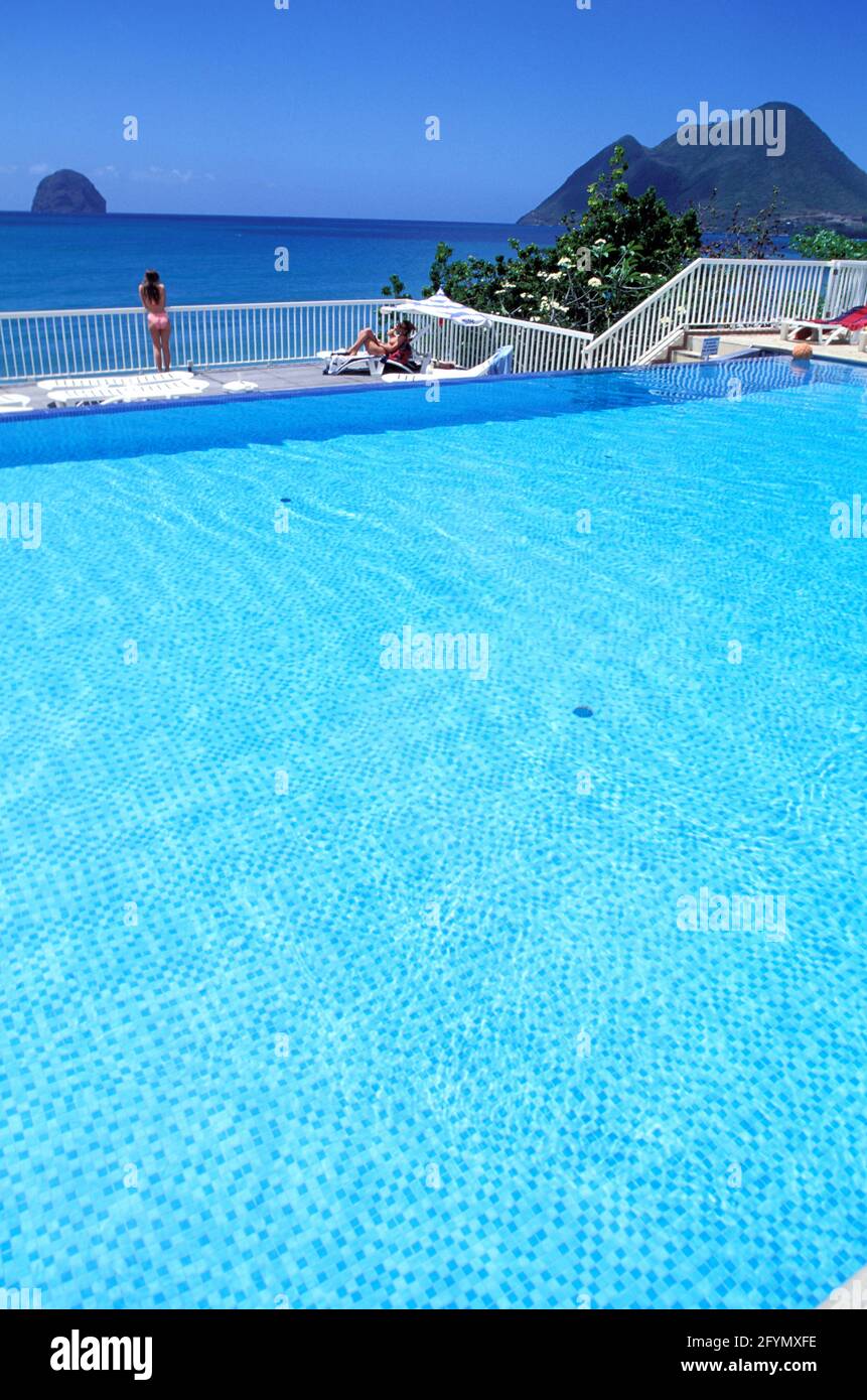 FRANCE. MARTINIQUE. DIAMANT CITY. THE HOTEL "DIAMANT BEACH CLUB Stock ...