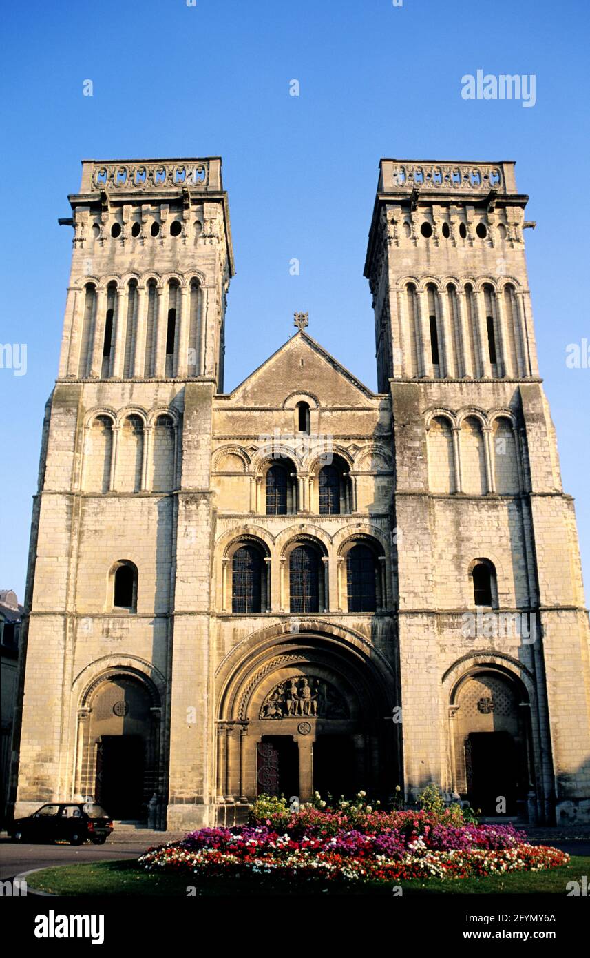 FRANCE. CALVADOS (14) CAEN, ABBAYE-AUX-DAMES ABBEY Stock Photo - Alamy