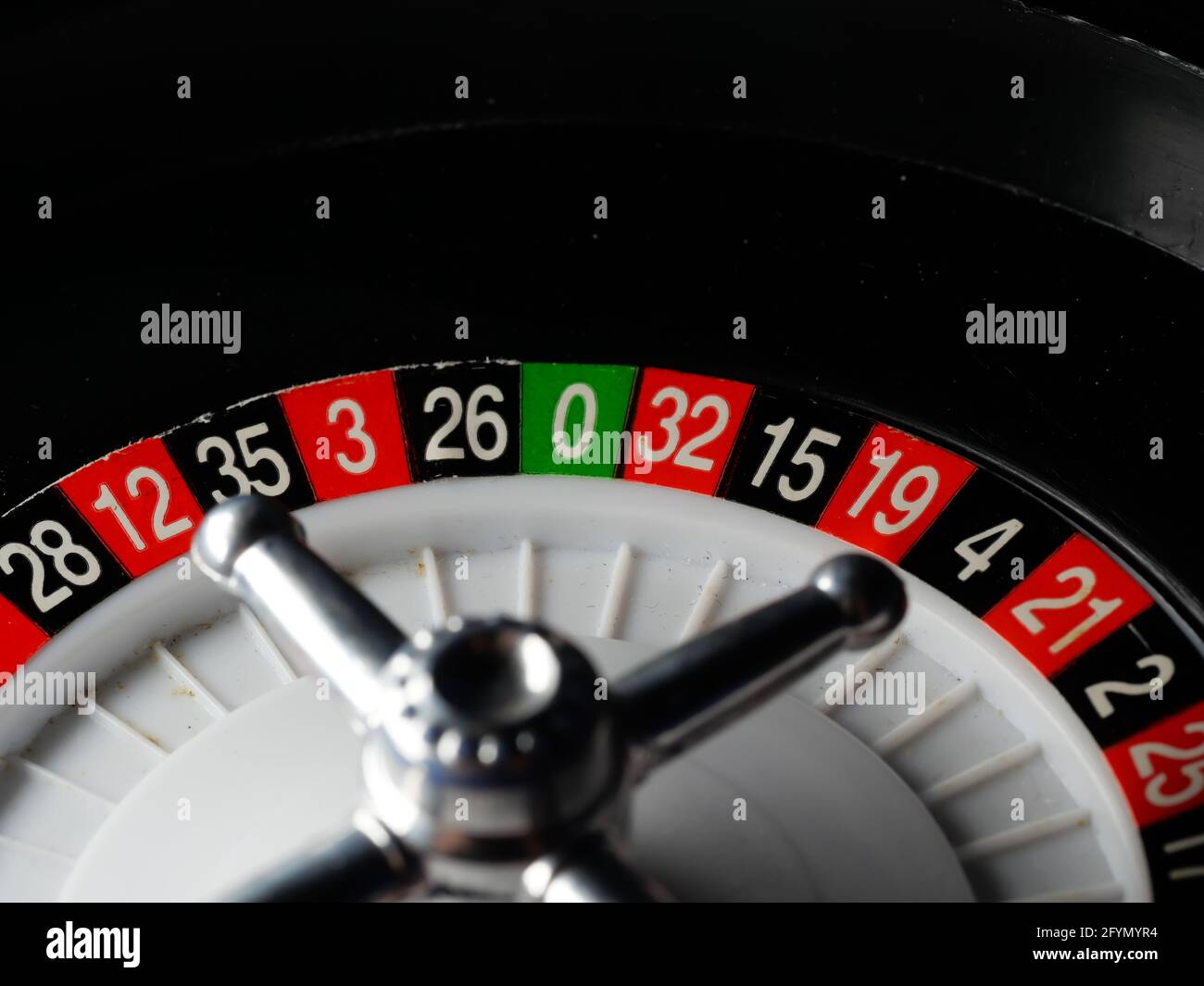 Closeup shot of a roulette wheel Stock Photo - Alamy