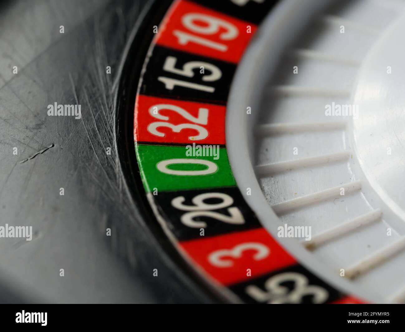 Closeup shot of a roulette wheel Stock Photo - Alamy