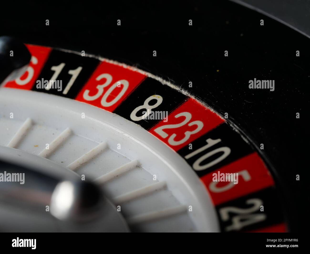 Closeup shot of a roulette wheel Stock Photo - Alamy