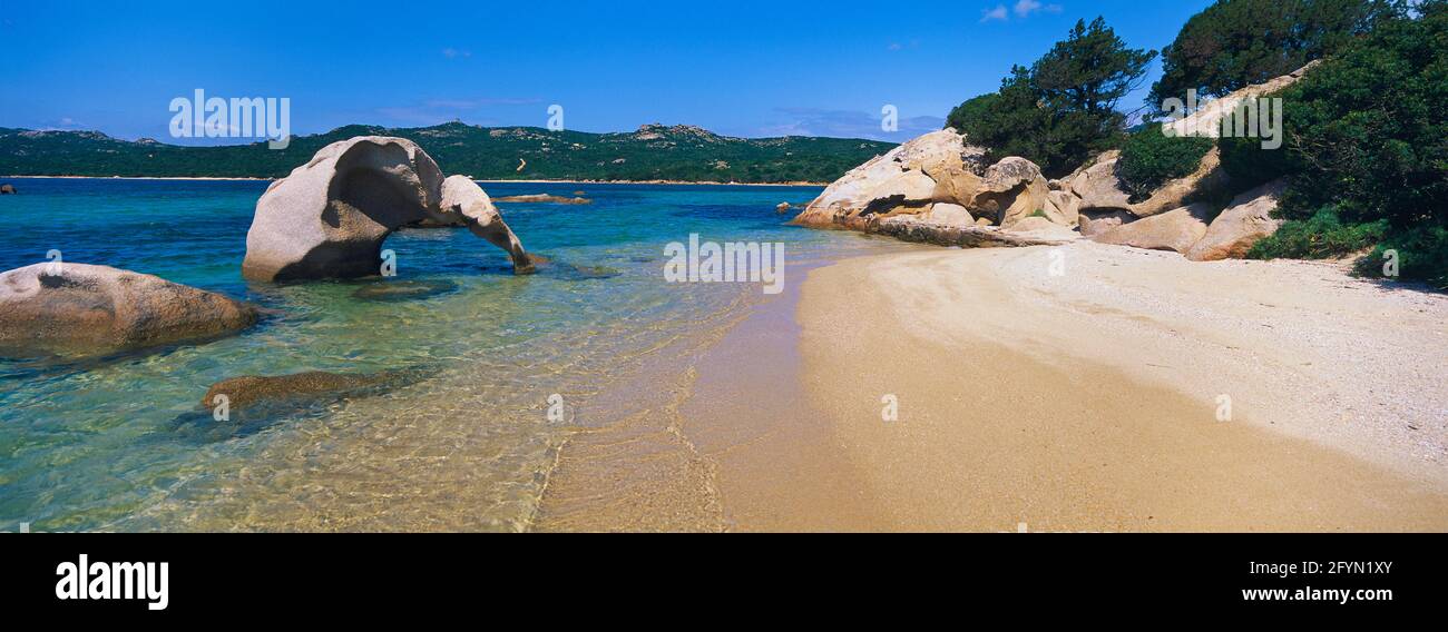 Italy, Sardinia, Costa Smeralda, Elephant rock beach Stock Photo - Alamy