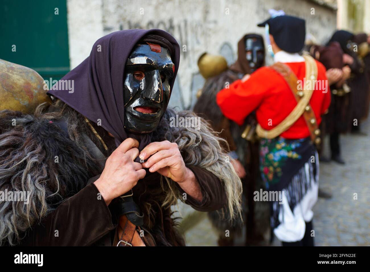 Italy, Sardinia, Nuoro province, Mamoiada village, Canival with ...