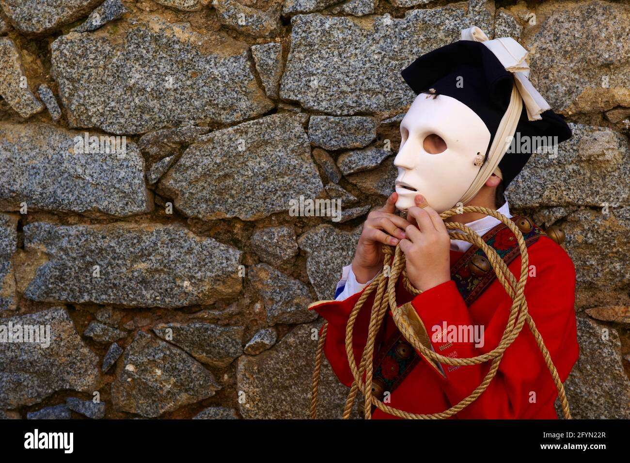 Italy, Sardinia, Nuoro province, Mamoiada village, Canival with ...