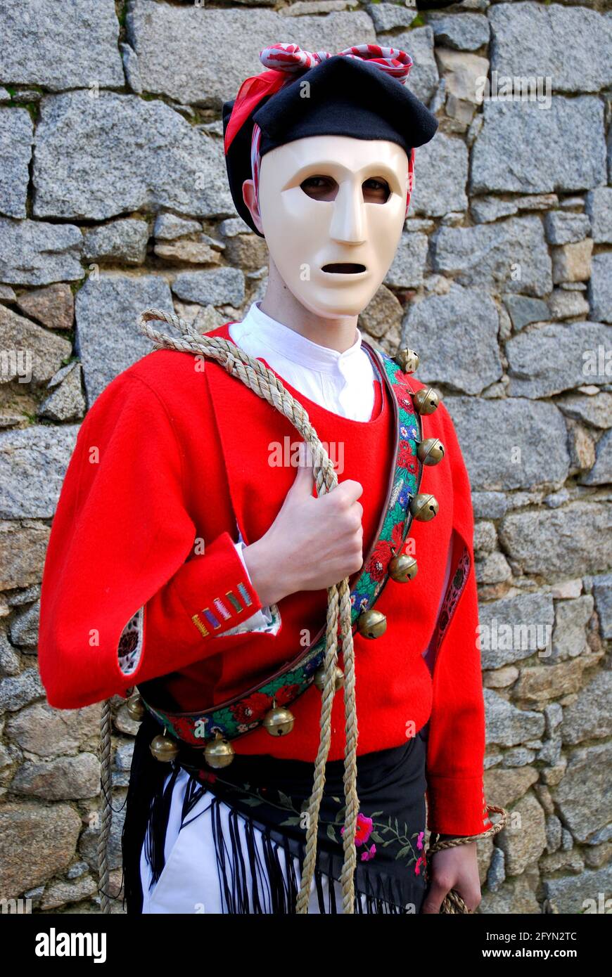 Italy, Sardinia, Nuoro province, Mamoiada village, Canival with ...