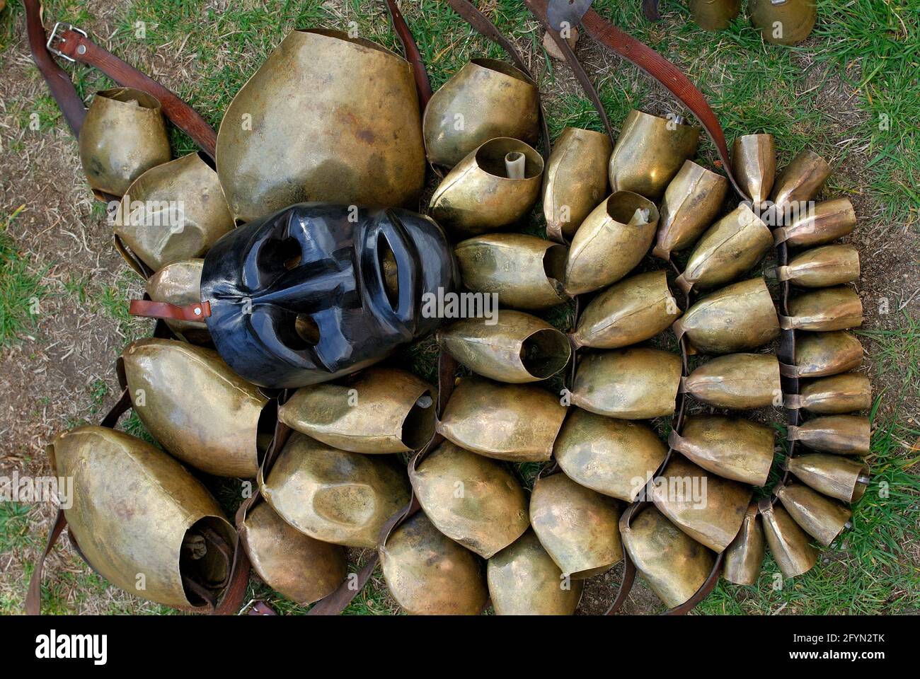 Italy, Sardinia, Nuoro province, Mamoiada village, Canival with ...