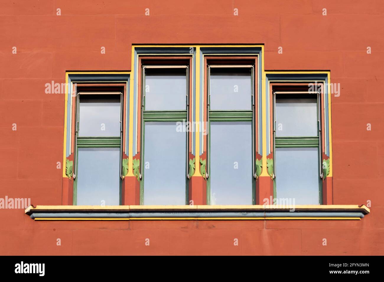 Basel, Switzerland - February 14, 2021: Window of the Basel Town Hall ...