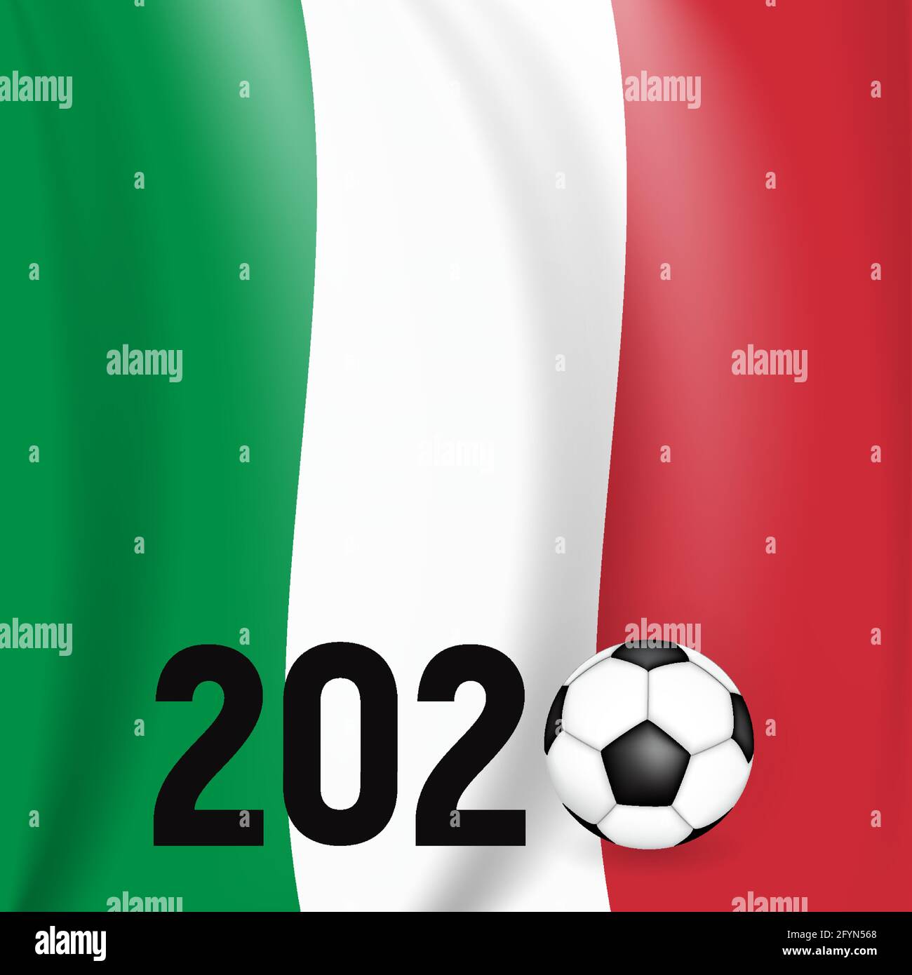 Flag italy illustration Stock Vector Images - Alamy
