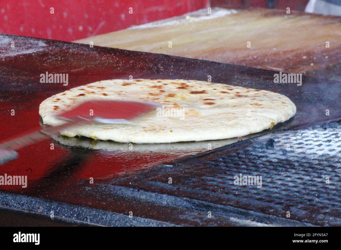 Tortilla making process hi-res stock photography and images - Alamy