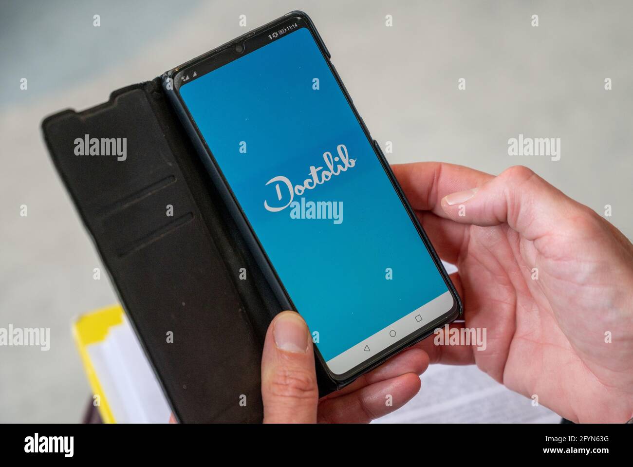 Doctolib app hi-res stock photography and images - Alamy