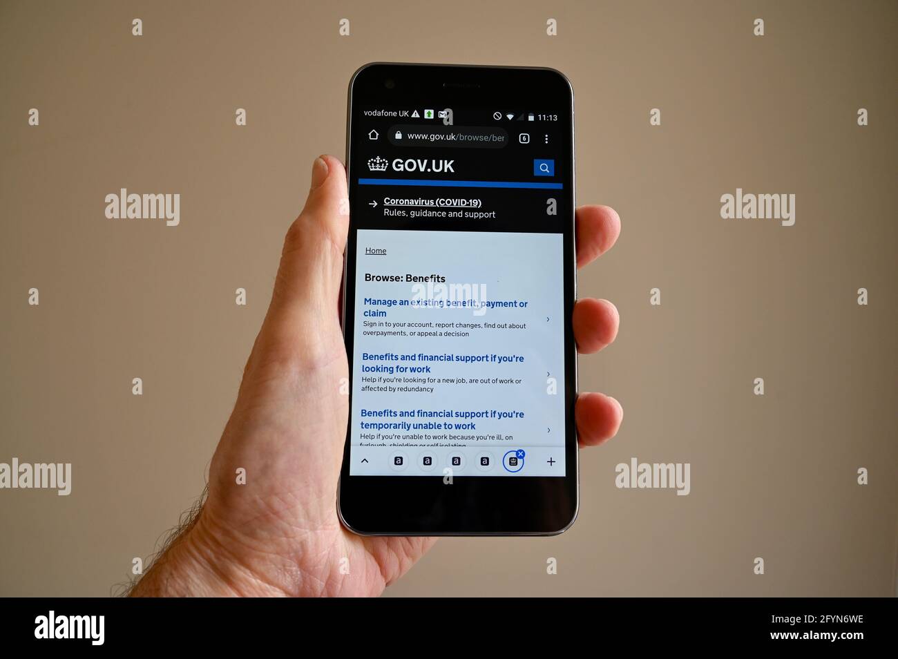 Phone app information hi-res stock photography and images - Alamy