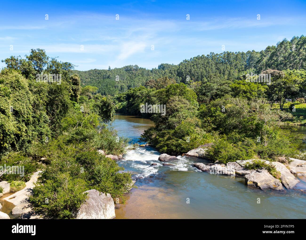 River in a rural area in Brazil Stock Photo - Alamy