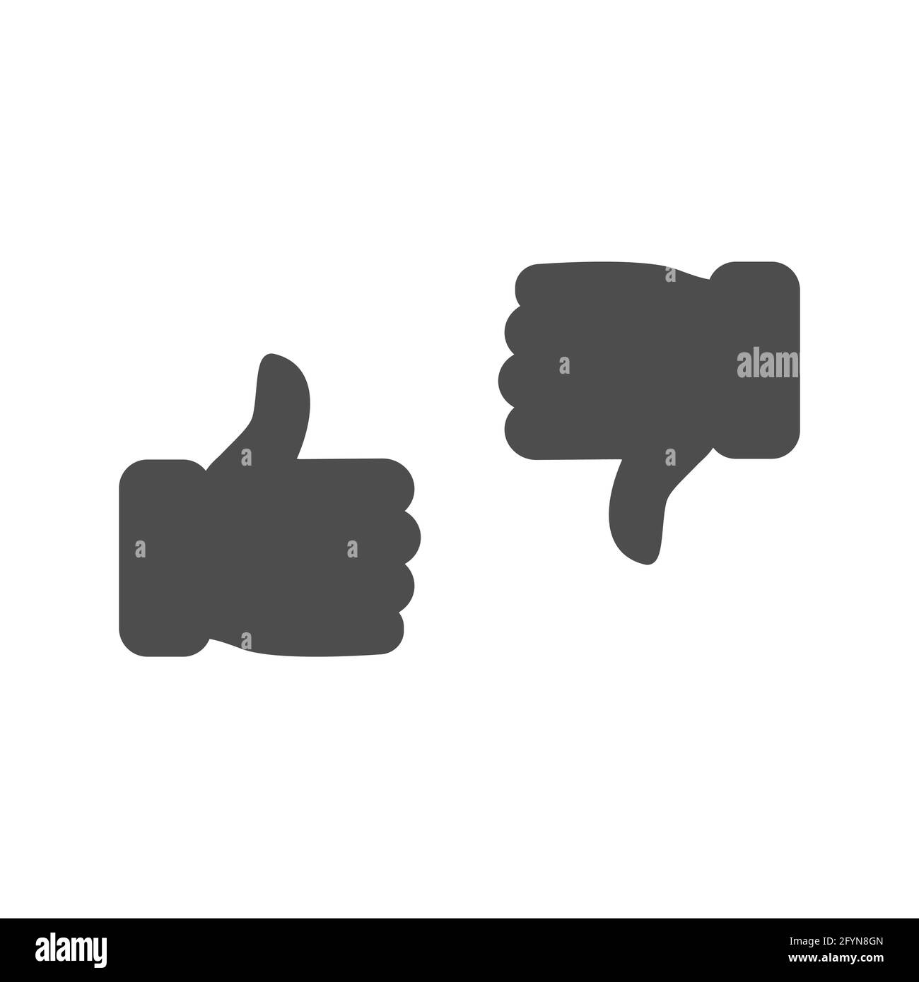 Thumbs up ok agree Stock Vector Images - Alamy