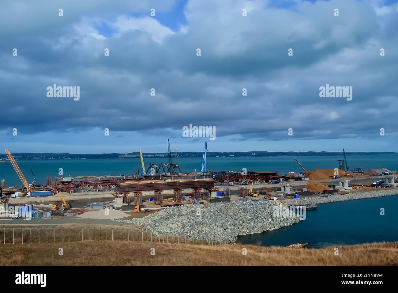 Kerch bridge hi-res stock photography and images - Alamy