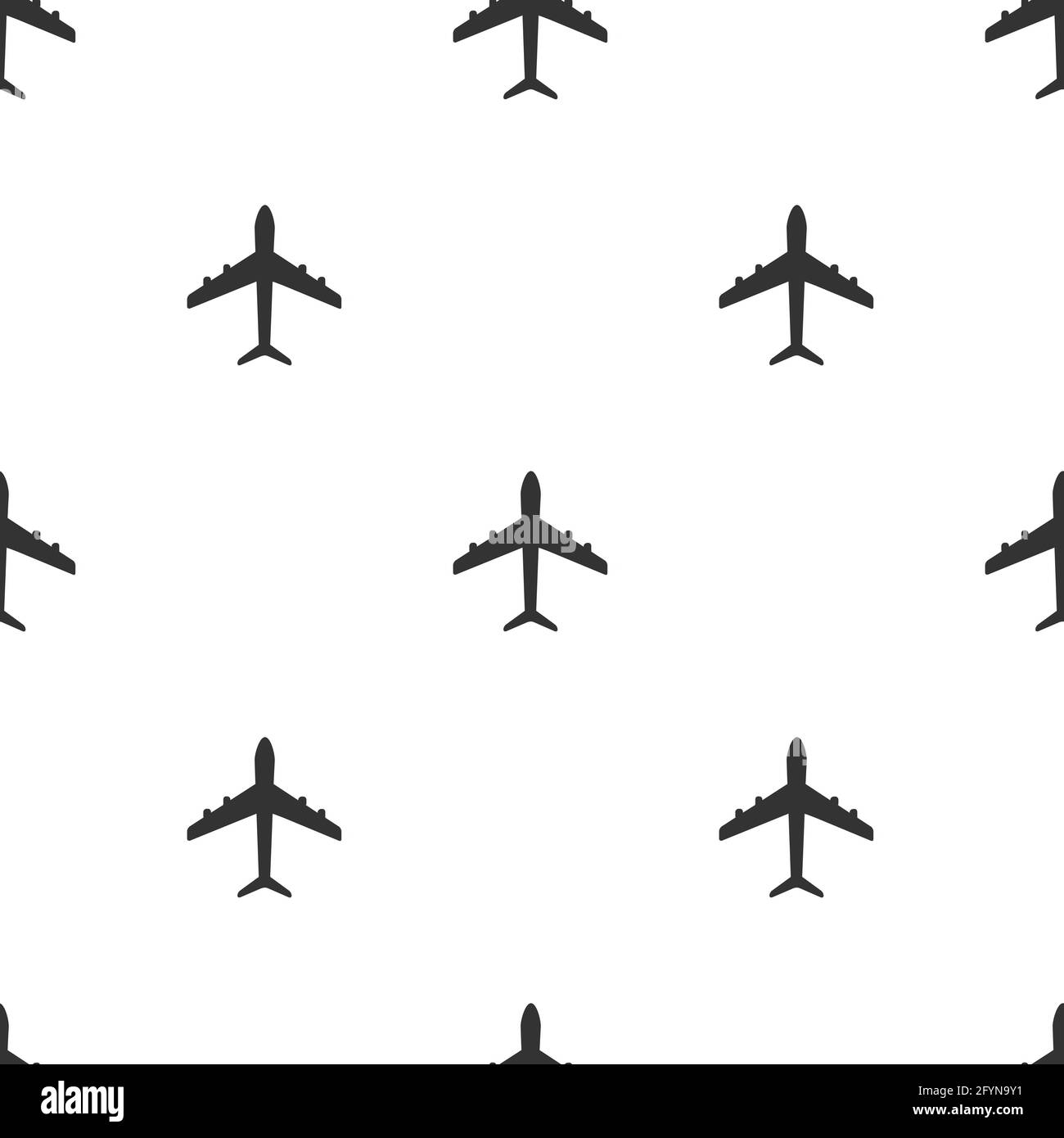 Seamless pattern airplane. Plane flight pattern white background ...