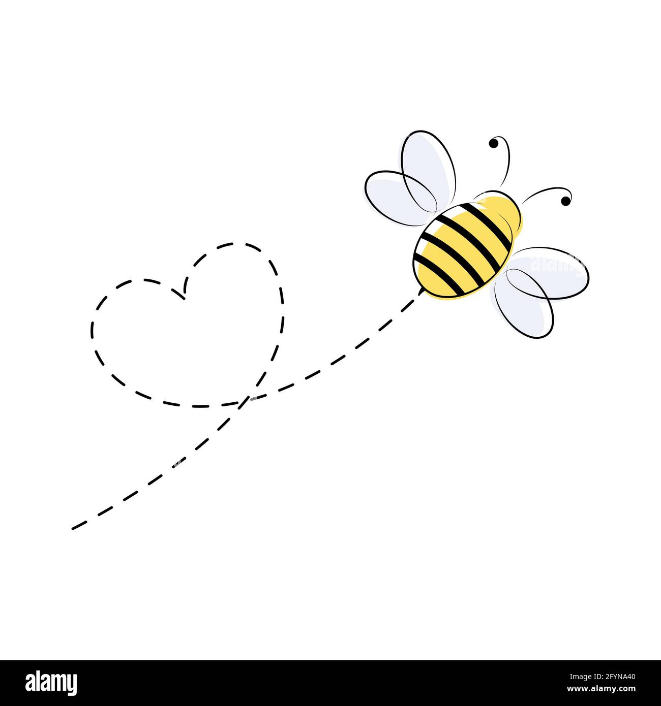 Bee Buzz Trail Heart