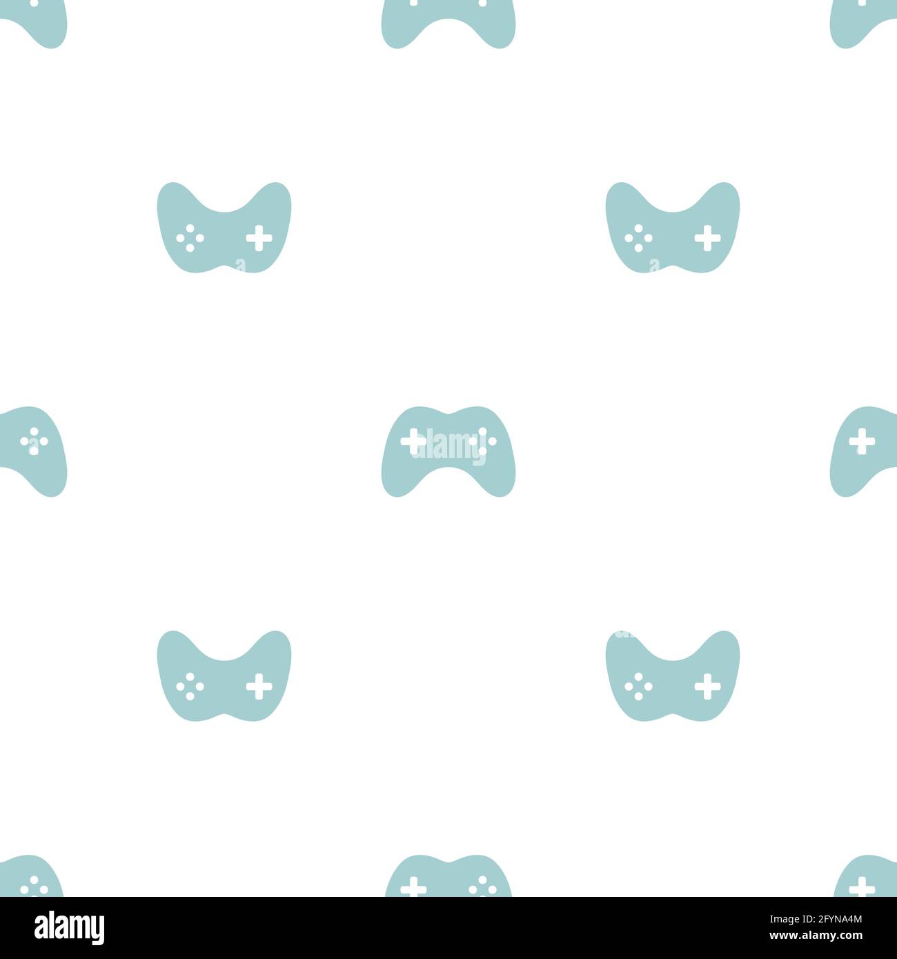 Joystick seamless pattern. Game console symbol pattern. Game controllers texture. Vector ...