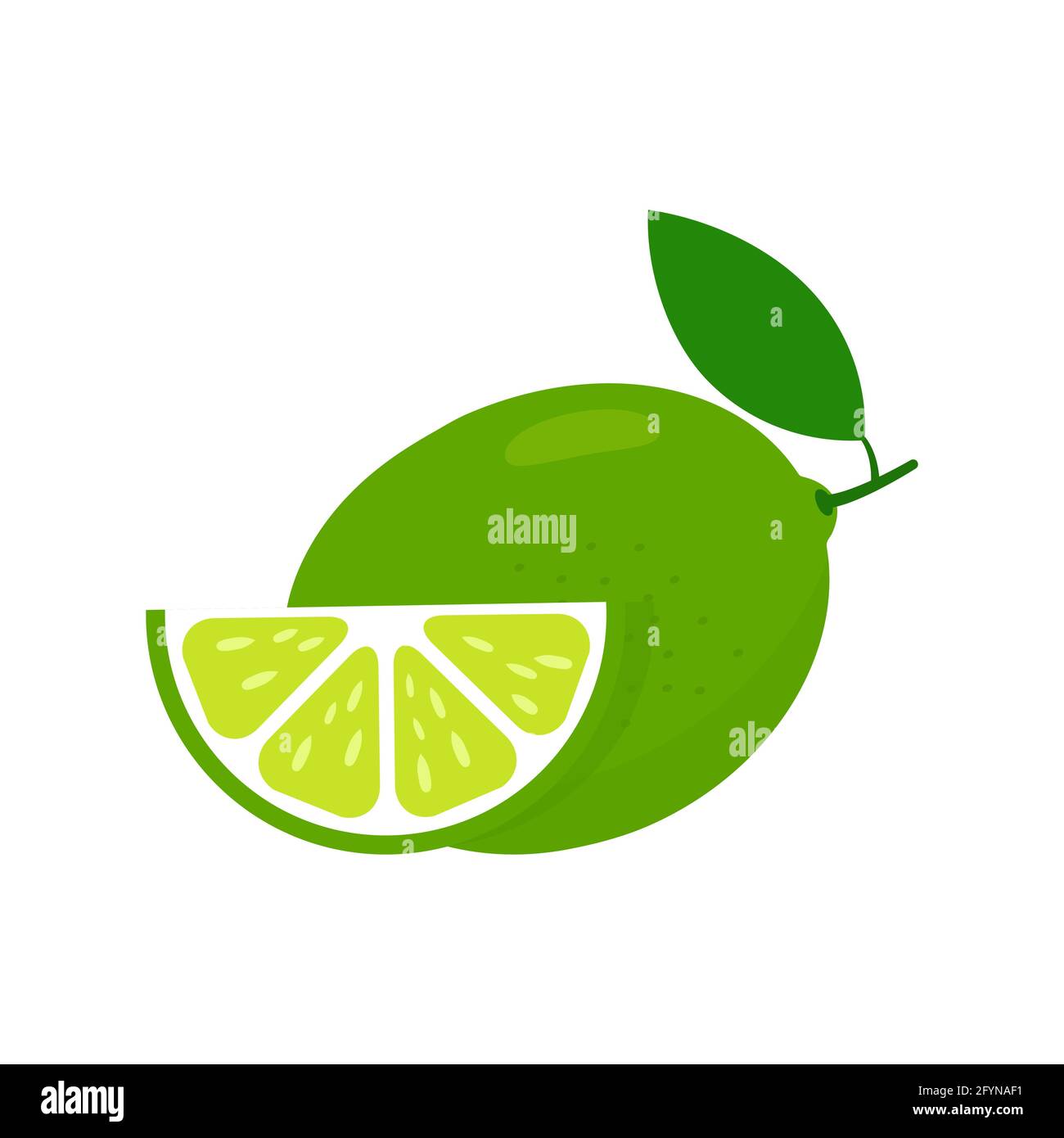 Limes cutout Stock Vector Images - Alamy