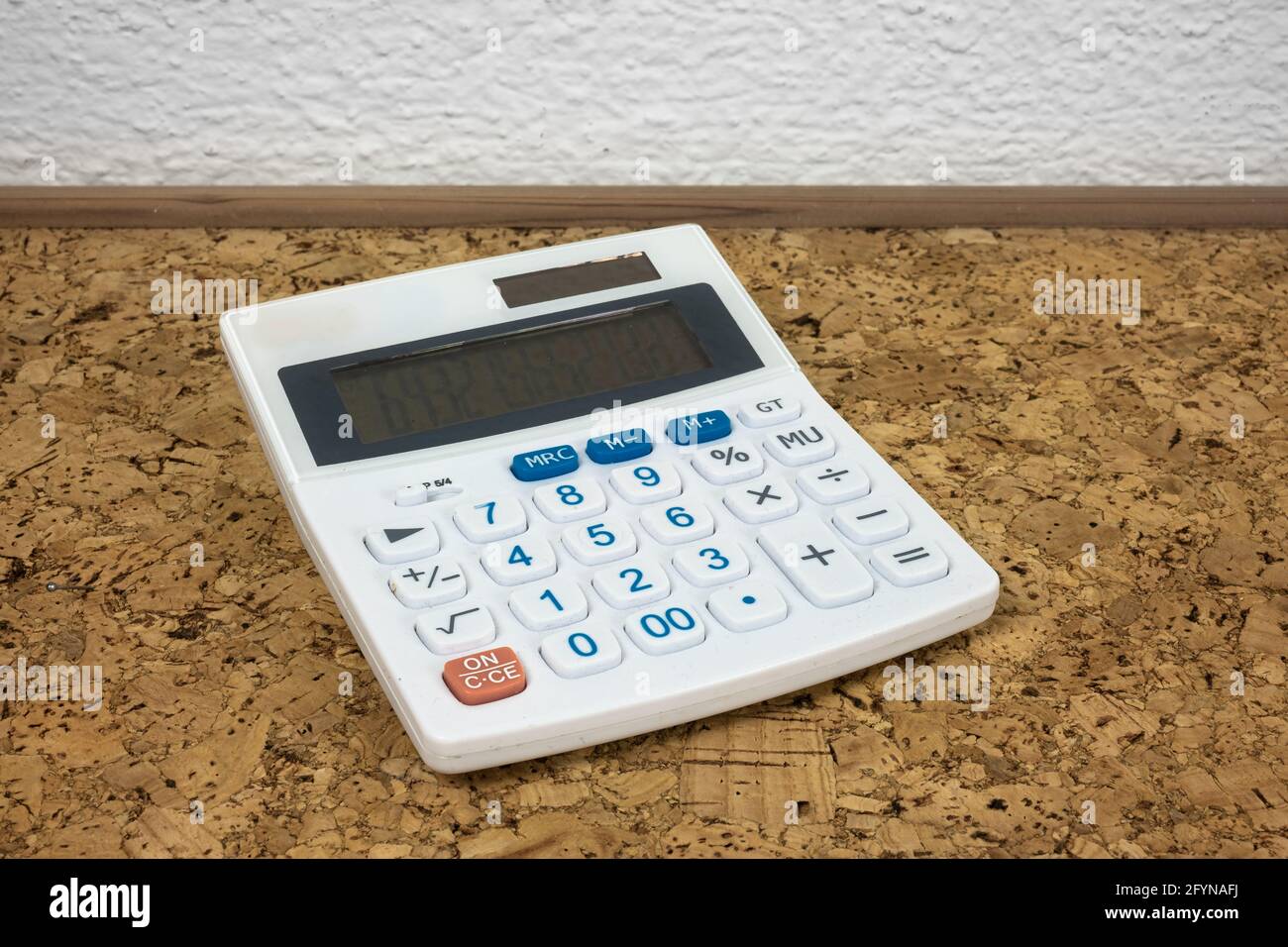 Desk calculator isolated on hi-res stock photography and images - Alamy