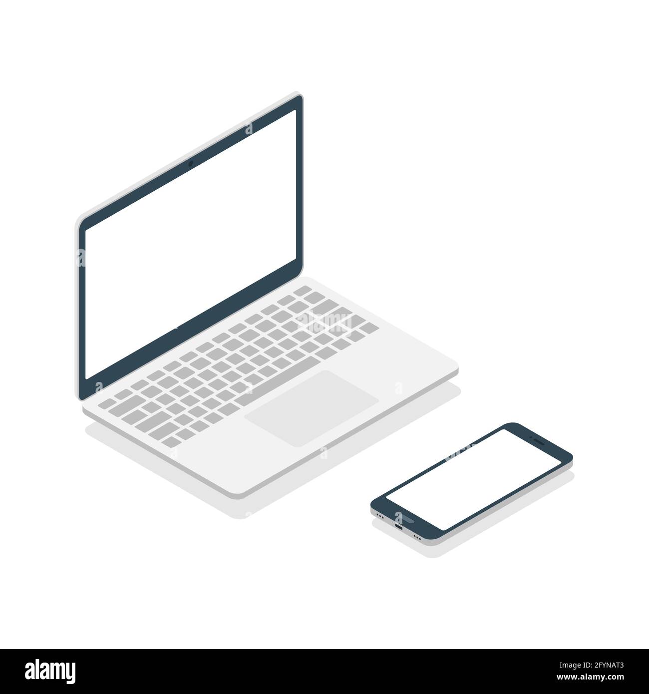 3d computer laptop mobile phone hi-res stock photography and images - Alamy