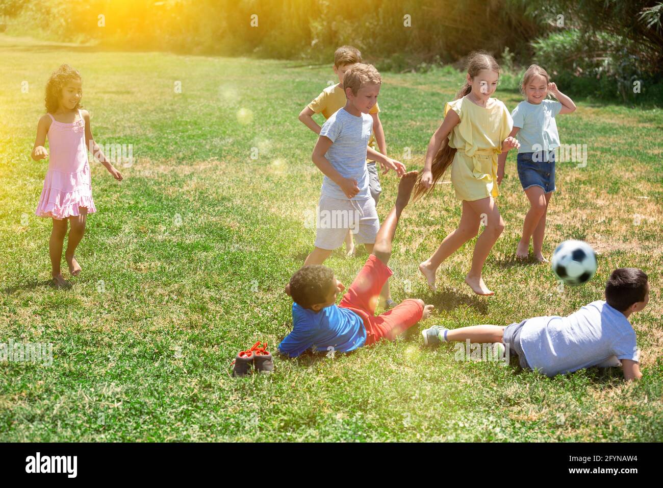 Kids Playing Football In Mexico High Resolution Stock Photography and ...