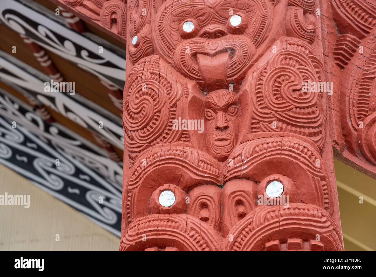 Maori Sculptures In New Zealand High Resolution Stock Photography and ...