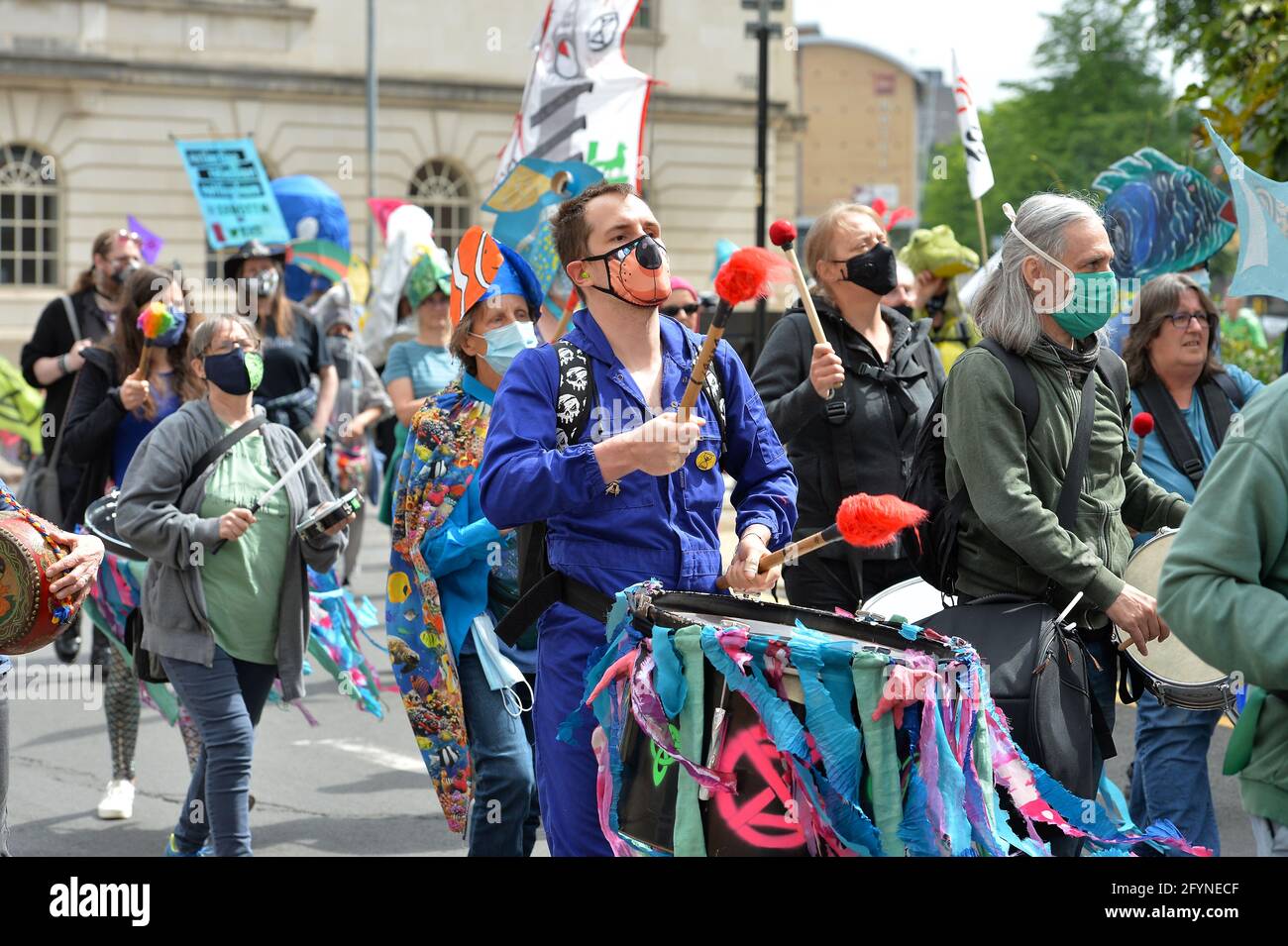 Leicester, Leicestershire, UK 29th May 2021. UK News. An Extinction ...