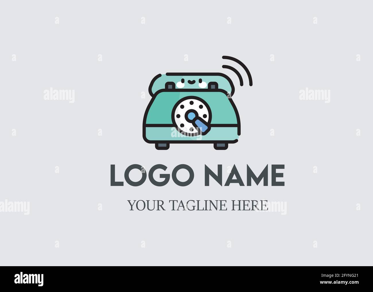 news media logo , call center logo or journalism icons Stock Vector ...