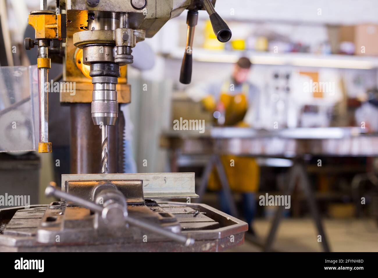Drill press table hi-res stock photography and images - Alamy