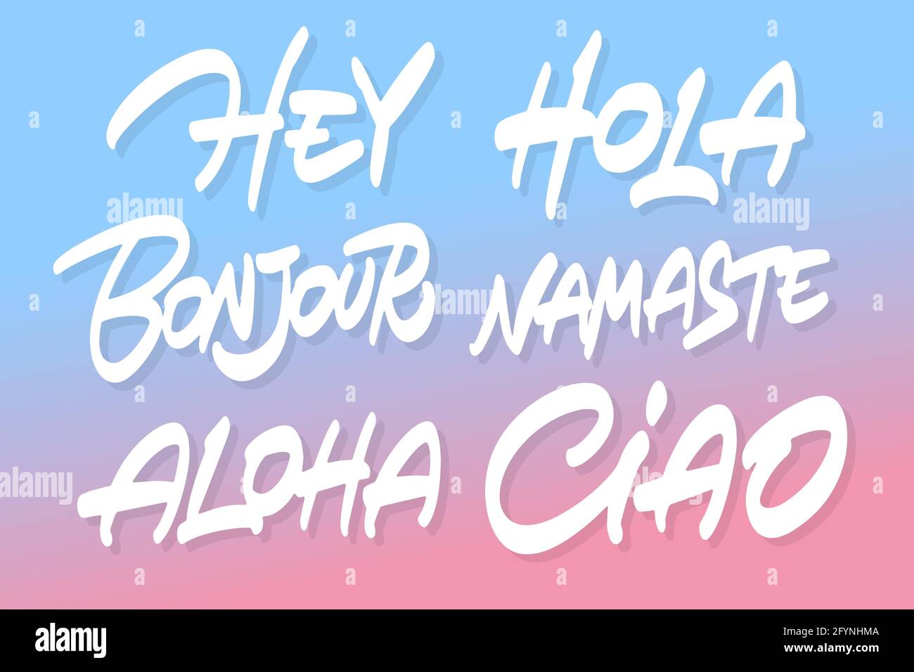 Greeting vector lettering Stock Vector Image & Art - Alamy