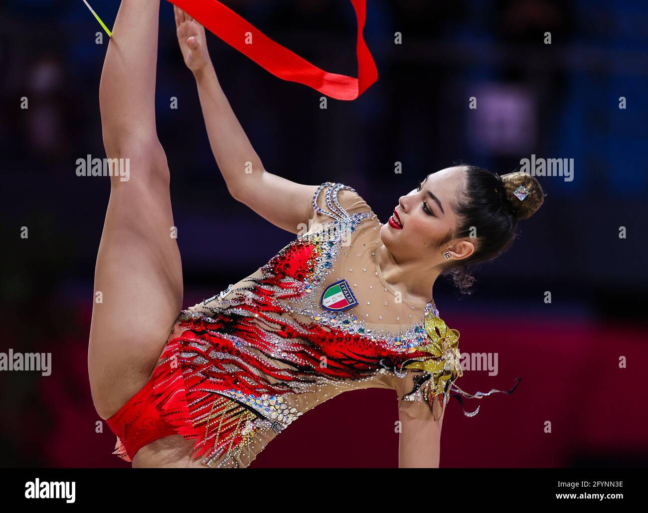 Agiurgiuculese Alexandra (ITA) during the Rhythmic Gymnastics FIG World ...