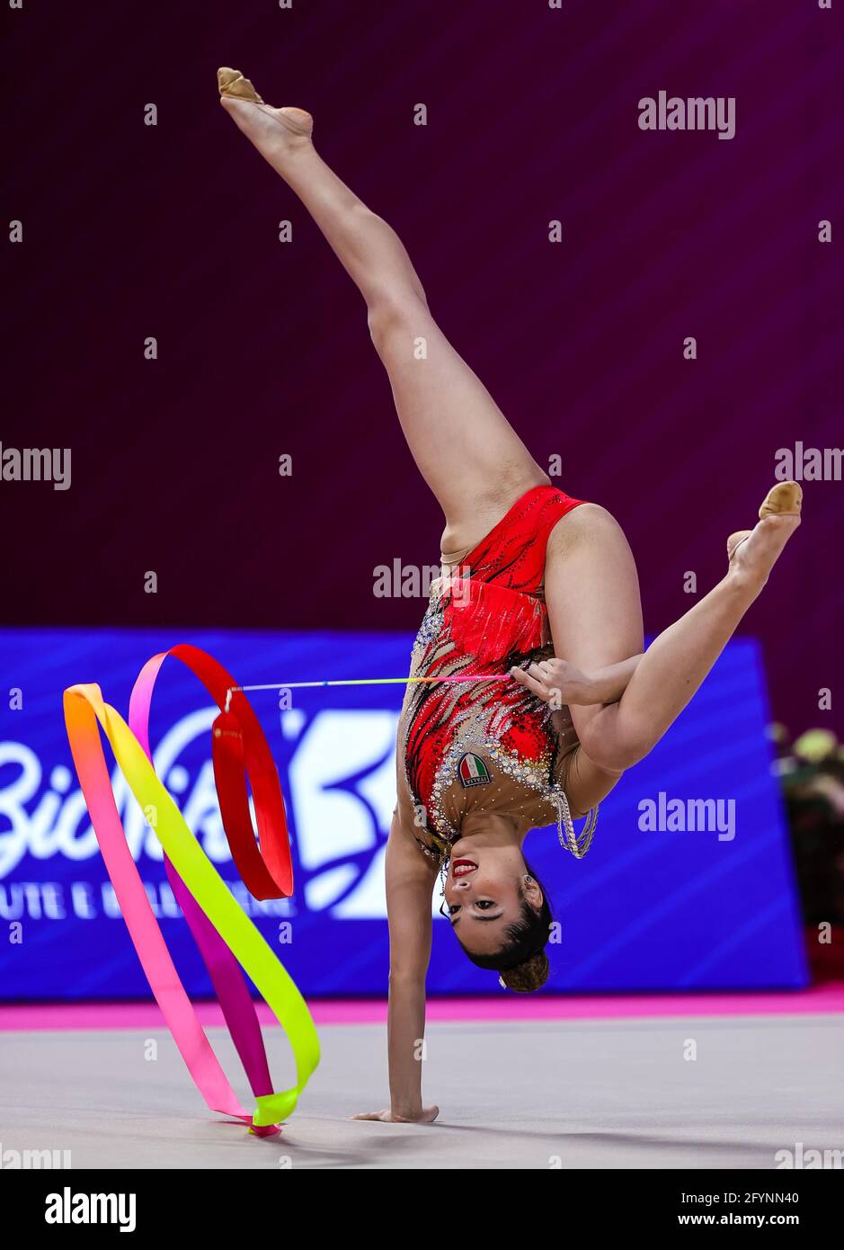 Agiurgiuculese Alexandra (ITA) during the Rhythmic Gymnastics FIG World ...