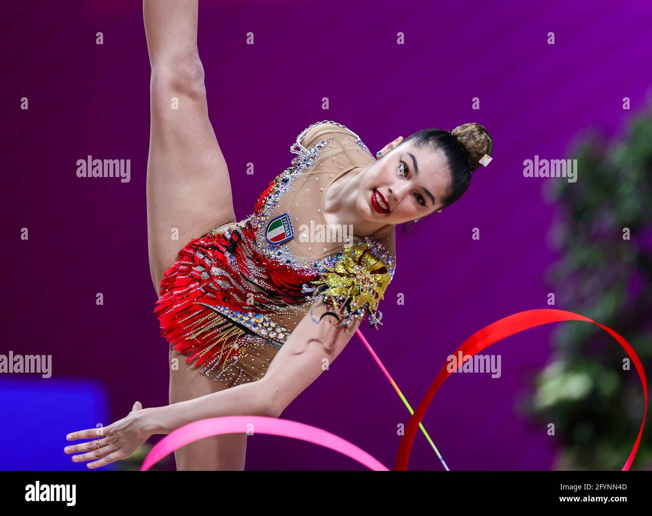 Agiurgiuculese Alexandra (ITA) during the Rhythmic Gymnastics FIG World ...