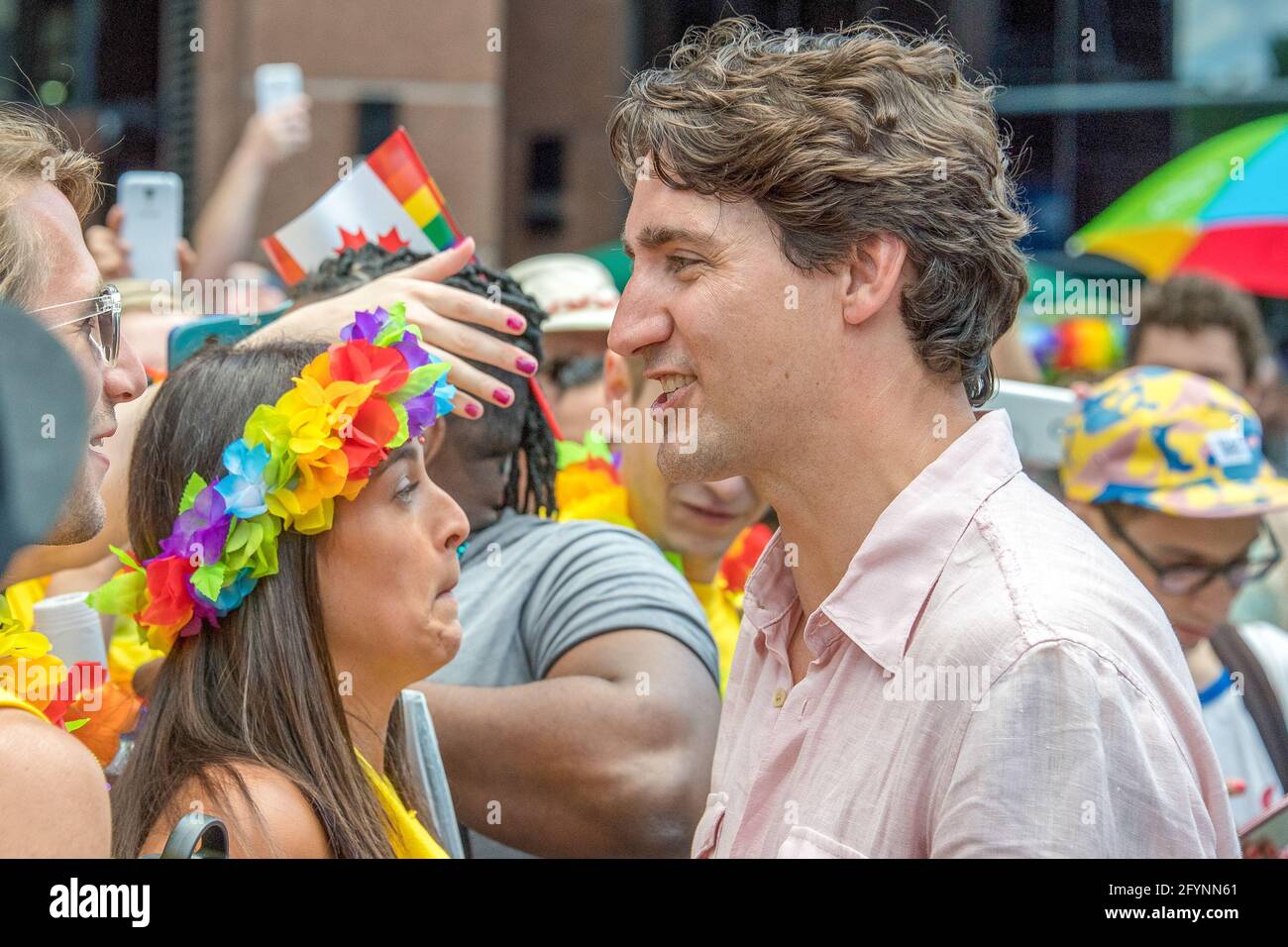 Canada justin trudeau pride parade hi-res stock photography and images ...