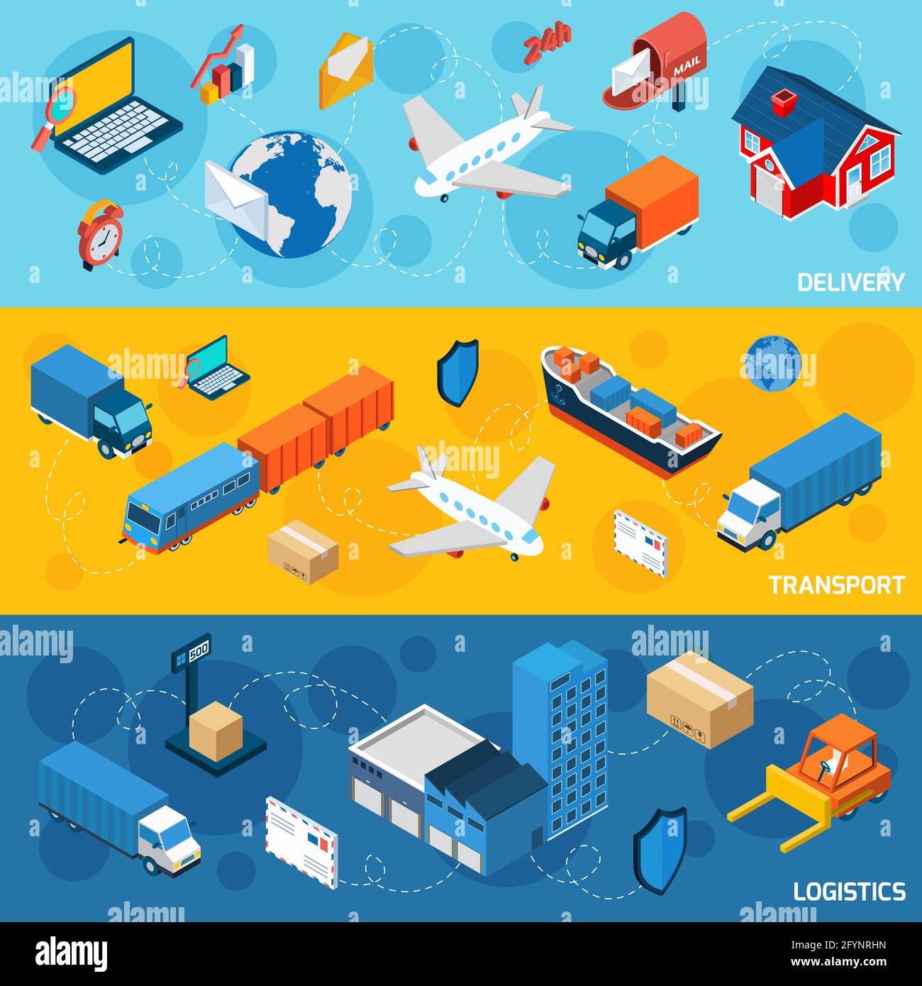 3d Logistics Vector Vectors High Resolution Stock Photography and ...