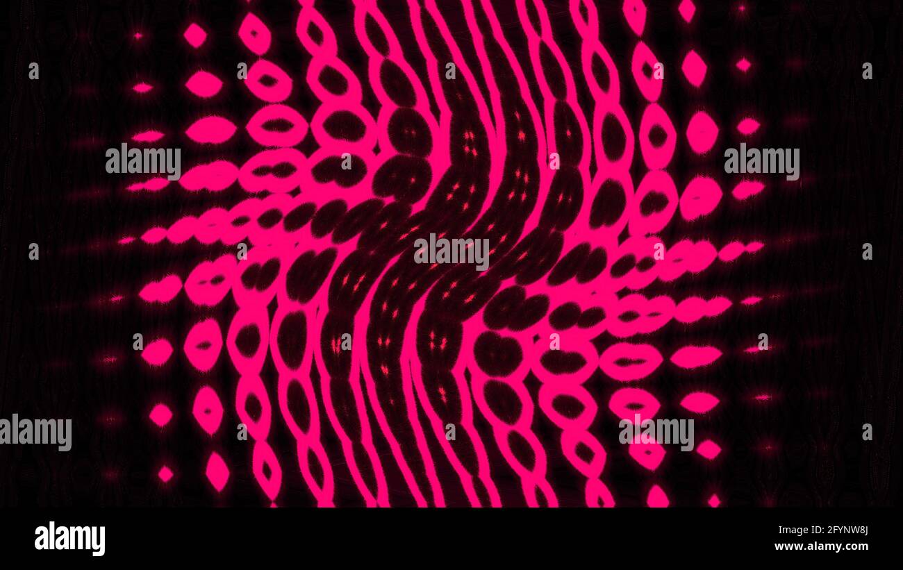 Purple distorted neon glowing circle on black background Stock Photo ...