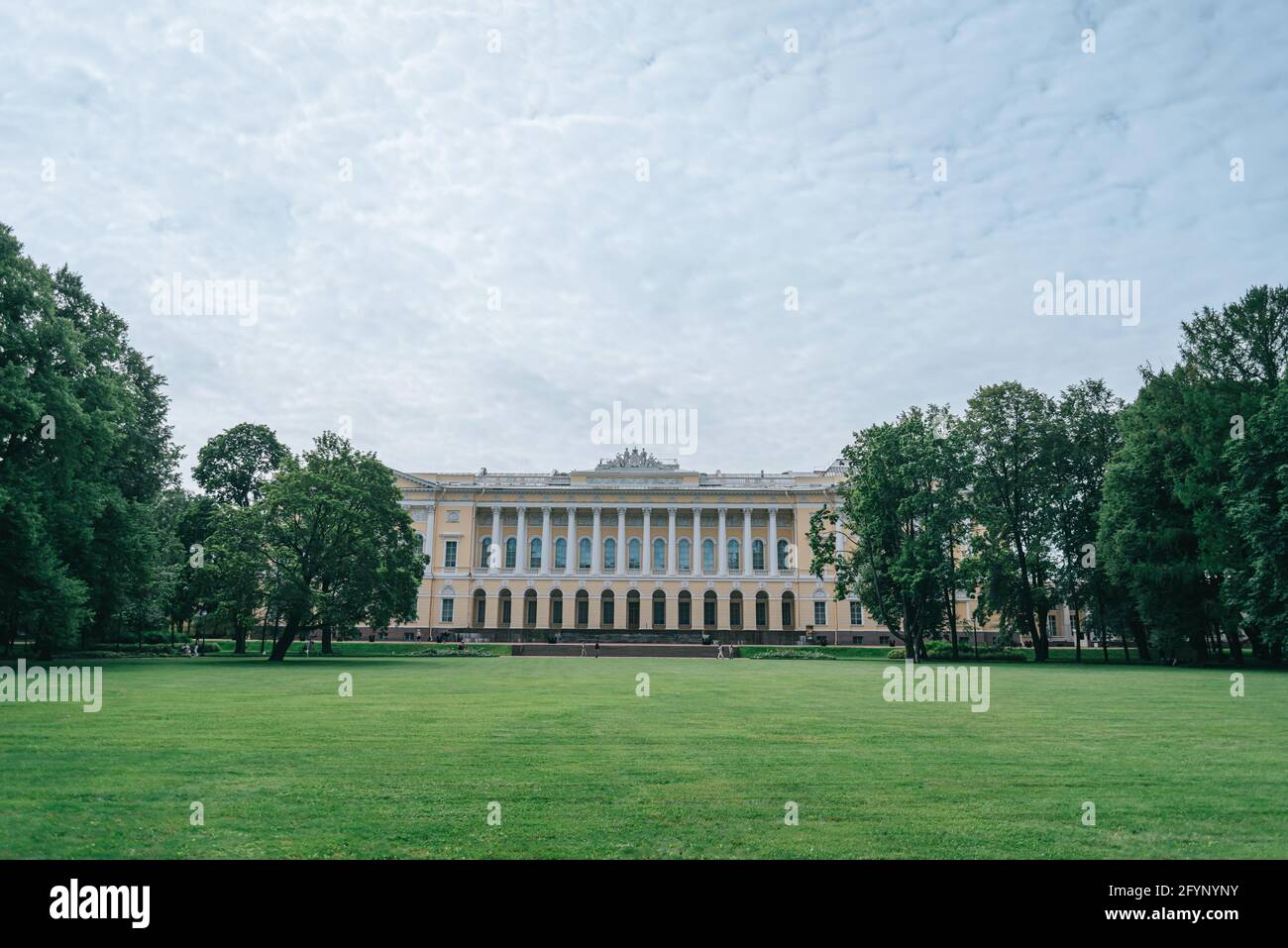 Saint-Petersburg, Russia, 06 August 2020: The northern facade of the ...