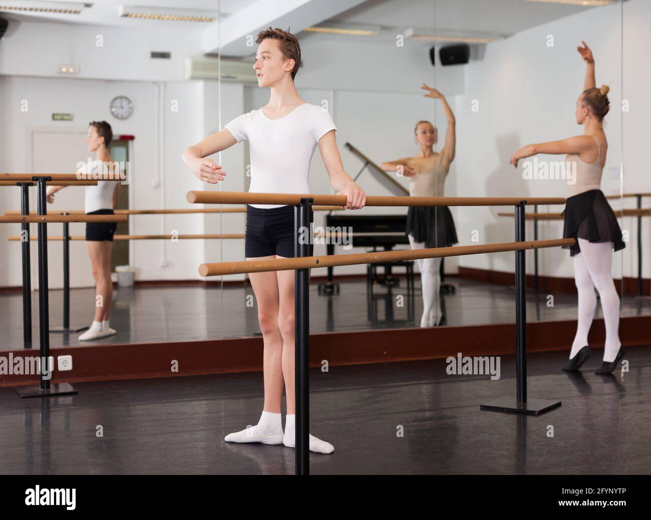 Adult woman ballroom dancing lesson hi-res stock photography and images ...