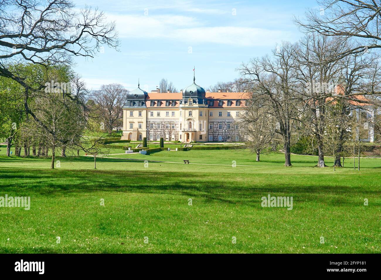 Lany park and castle Stock Photo - Alamy