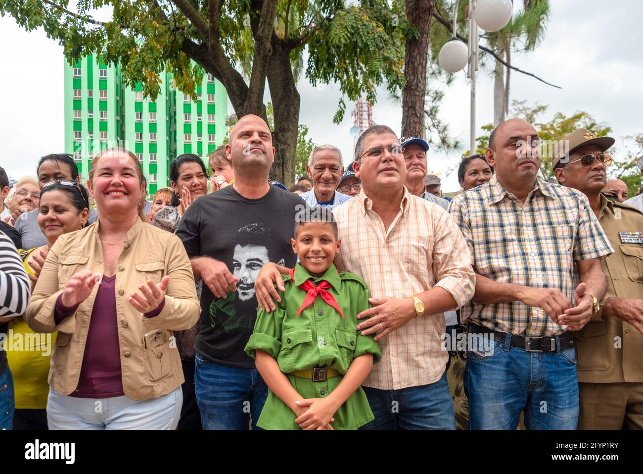Santa Clara, Cuba-January 6,2019: Julio Lima Corso (Communist ...