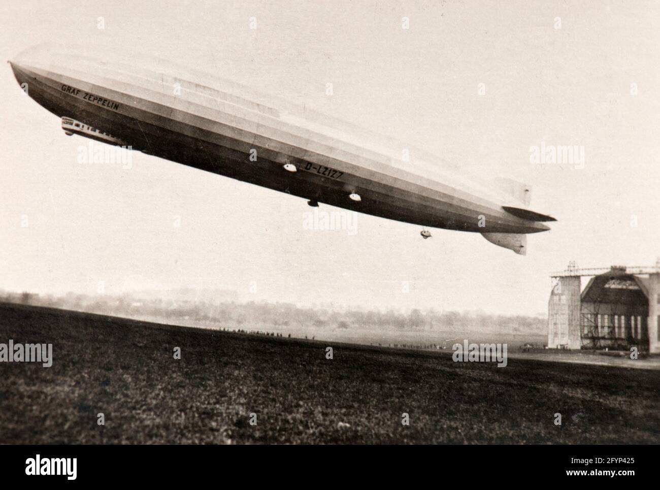 The Graf Zeppelin dirigible Stock Photo - Alamy