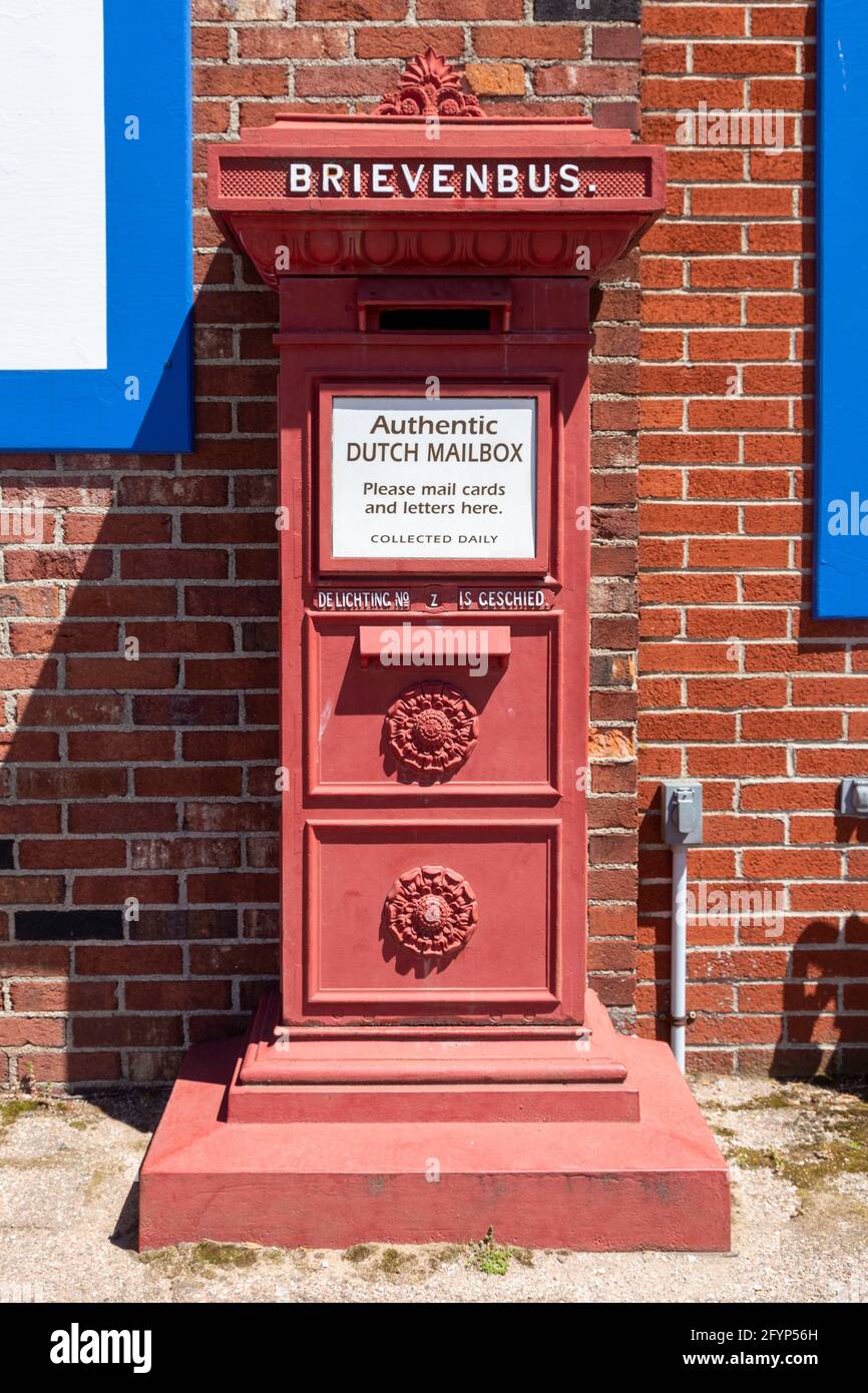 Holland, Michigan - An "authentic Dutch mailbox" at Windmill Island ...