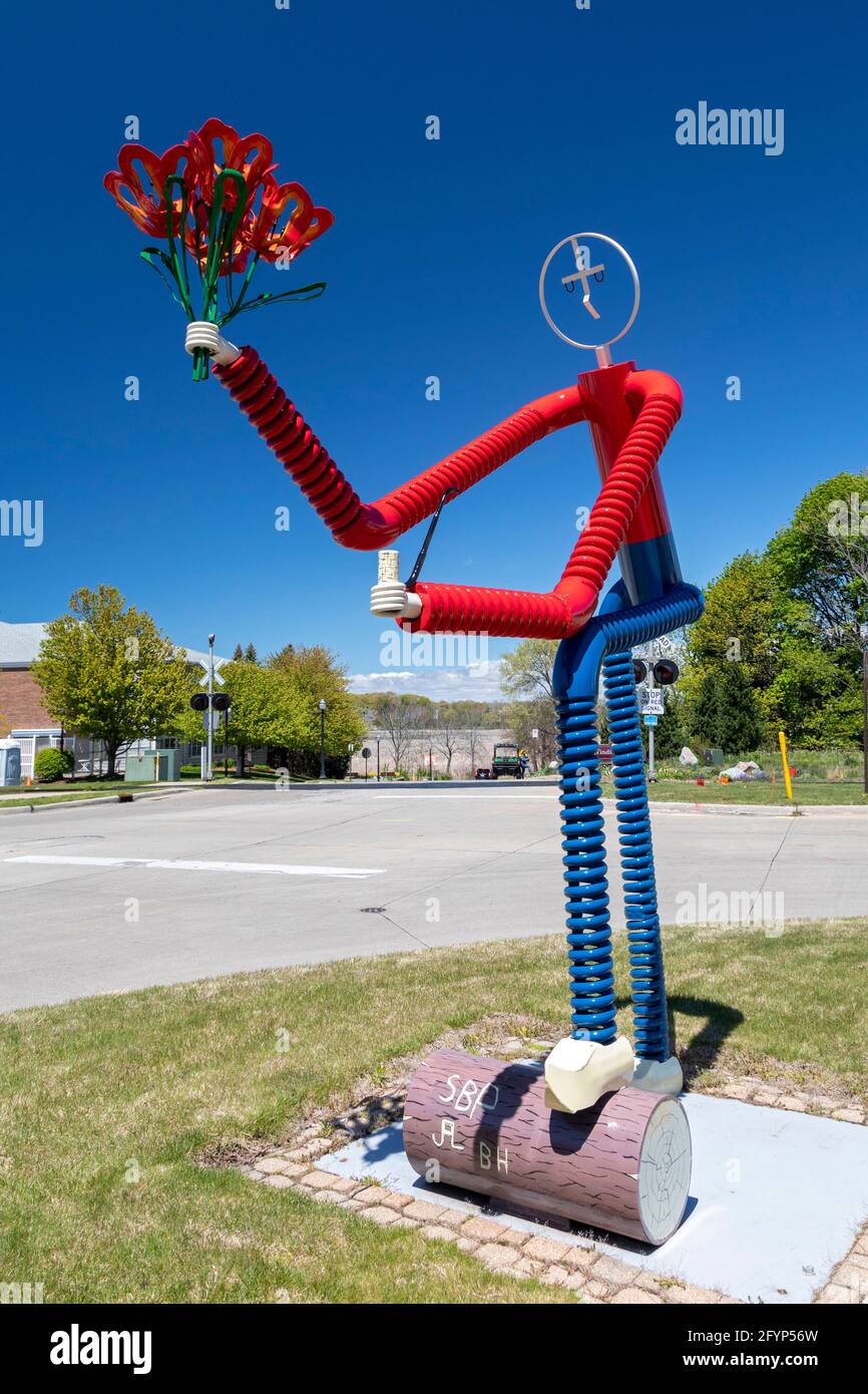 Holland, Michigan - 'The Dutchman," a sculpture by Stuart Padnos. Made ...