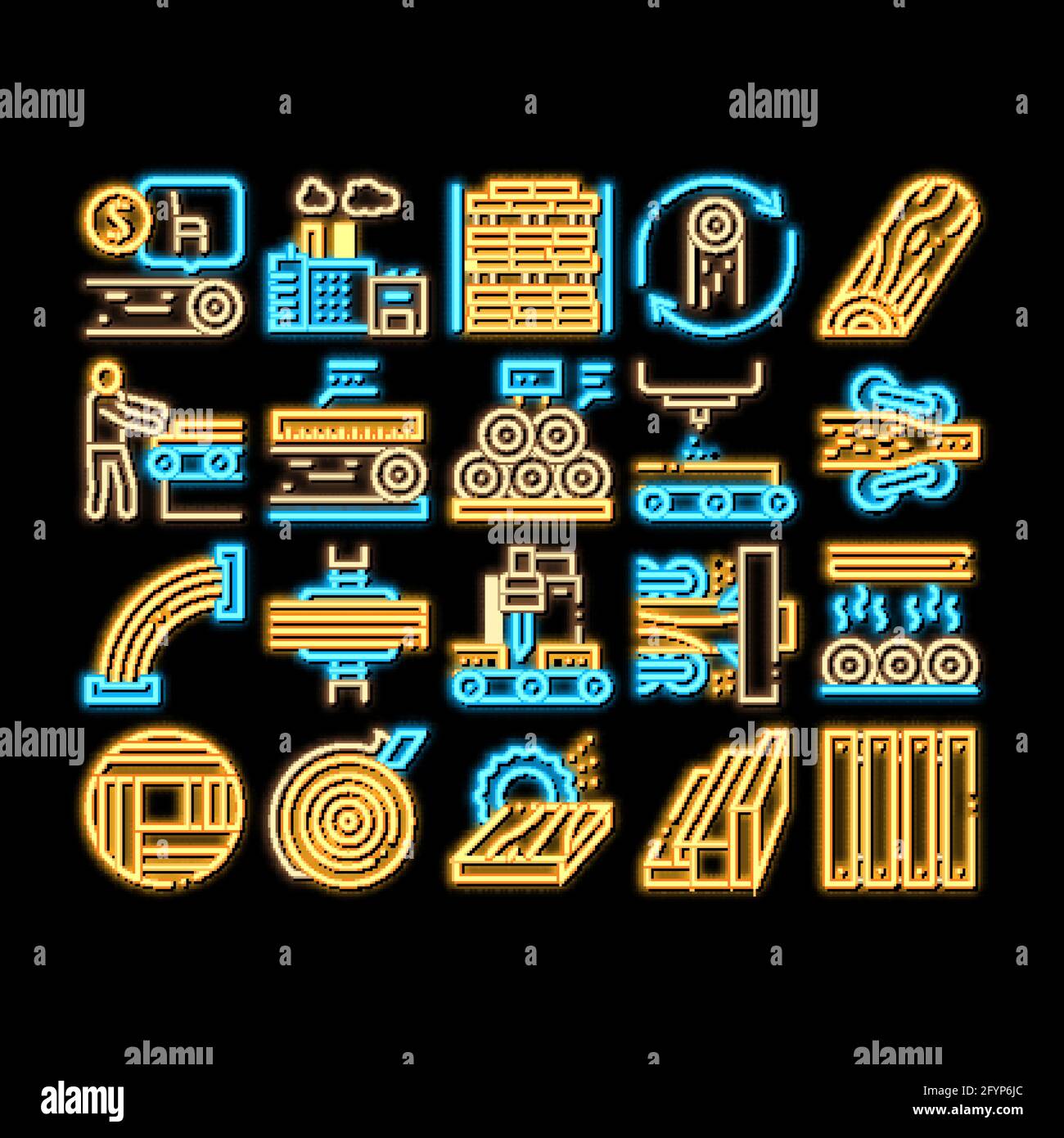 Furniture production plant Stock Vector Images - Alamy
