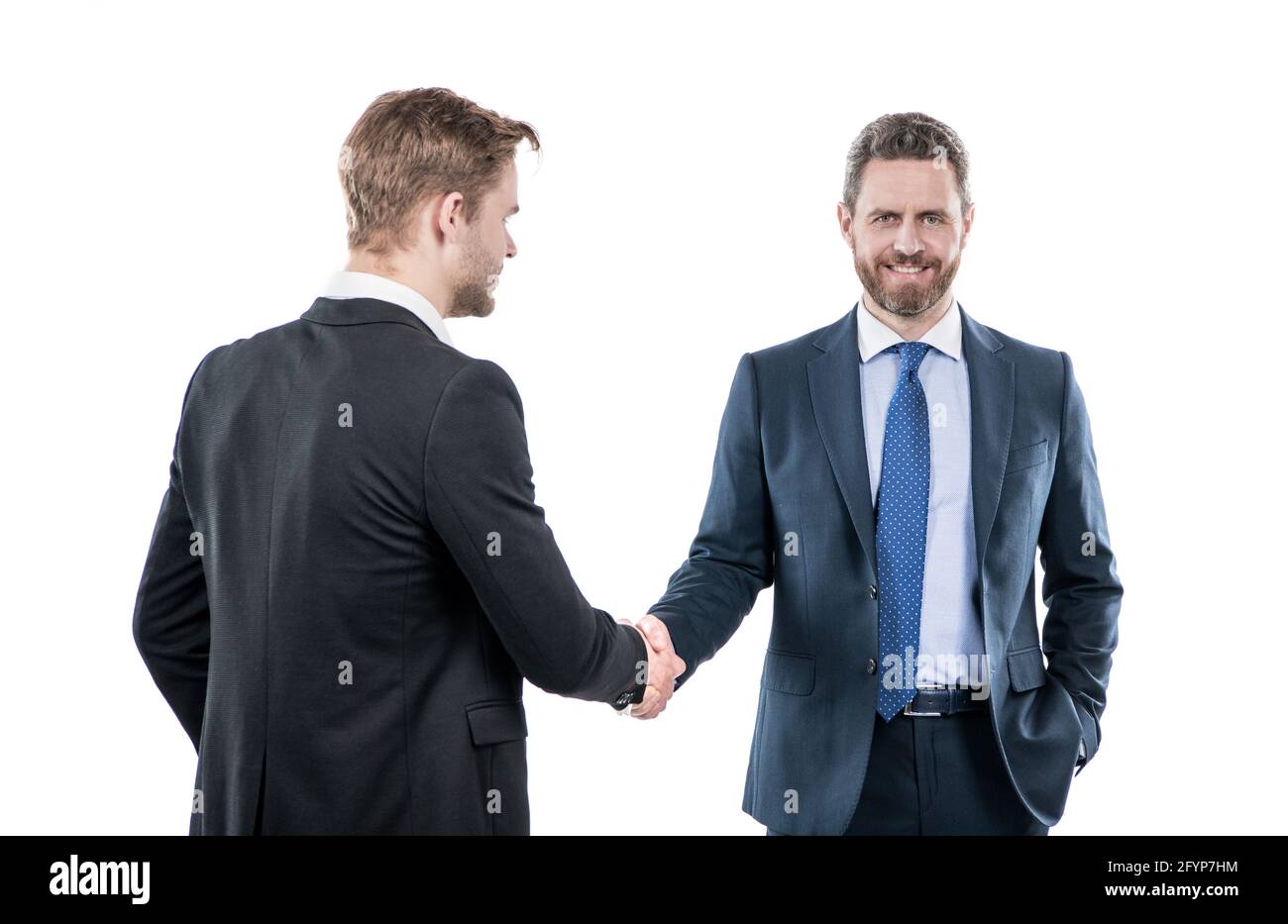 nice to meet you. cooperation and partnership. handshake of colleagues ...