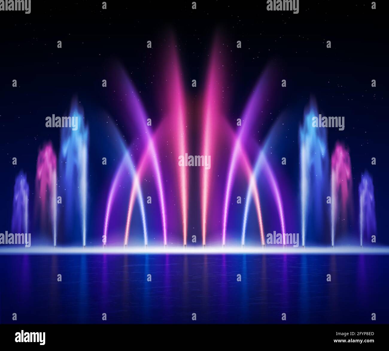 Dancing Light Show Stock Vector Images - Alamy